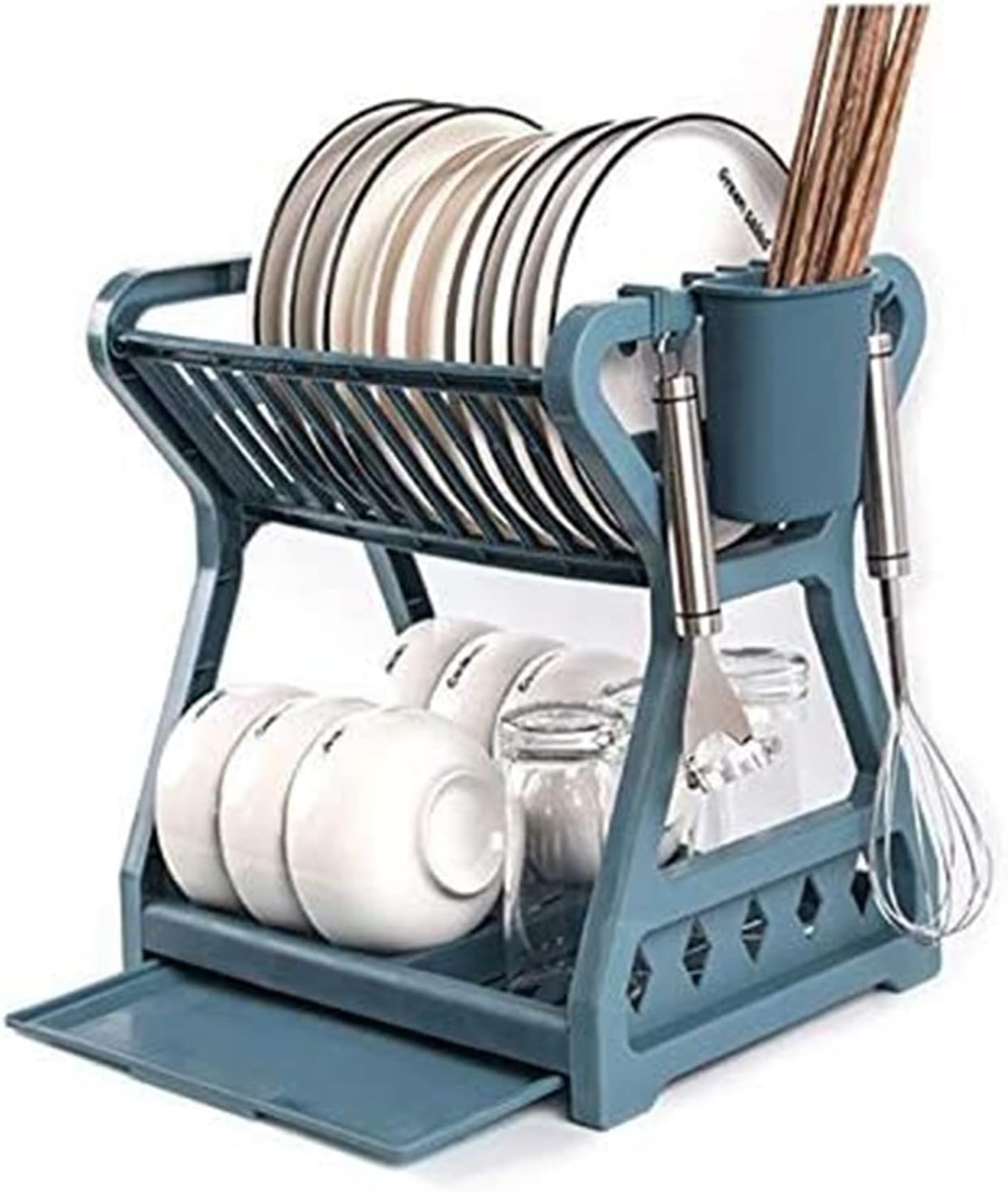 Amazon.com - Dish Drainer Convenient Kitchen Dish Bowl Draining Storage ...