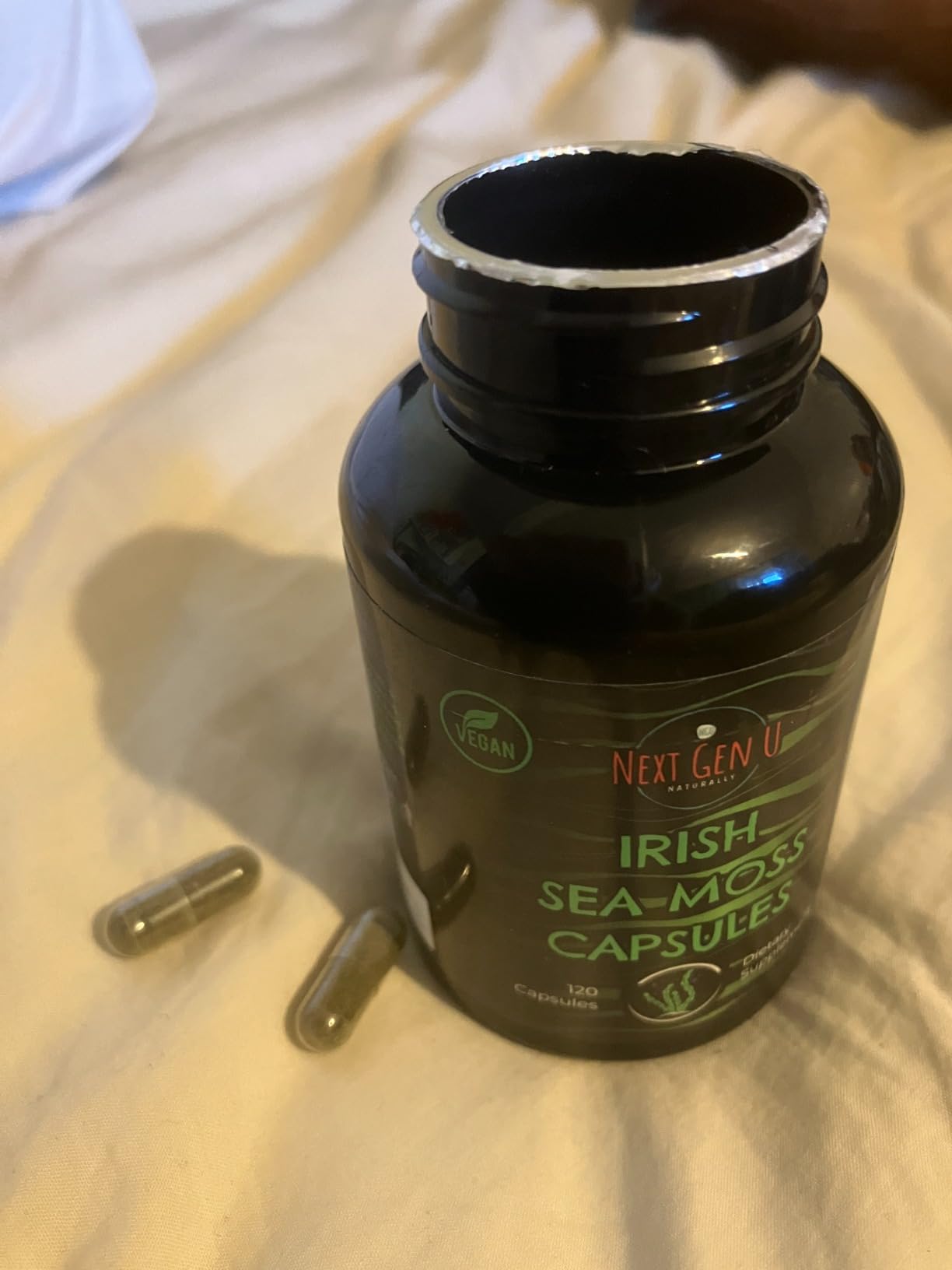 NGU Irish Sea Moss Dietary Food Supplement w/Omega-3, Iodine & Perilla ...