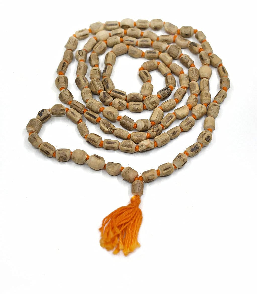 Buy VRINDAVANBAZAAR.COM Wood Tulsi Mala/Rosary 108 Japa Beads/Tulsi ...