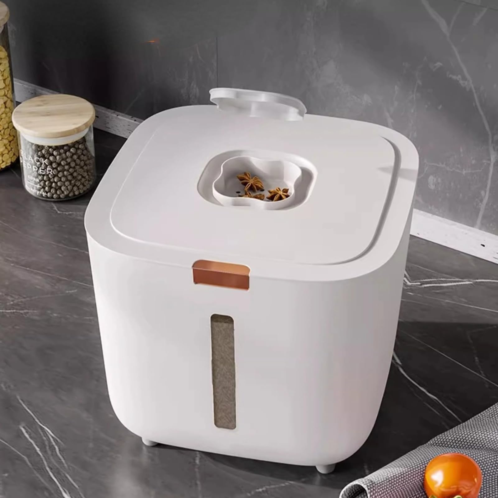 Snapklik.com : GOVNPJ Flour Container, 11lbs Airtight Food Cereal ...