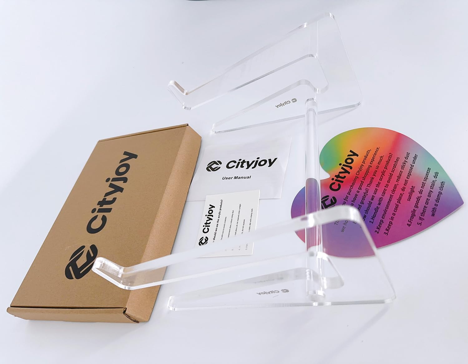 Amazon.com: Cityjoy Acrylic Laptop Stand | Acrylic Laptop Stand for ...
