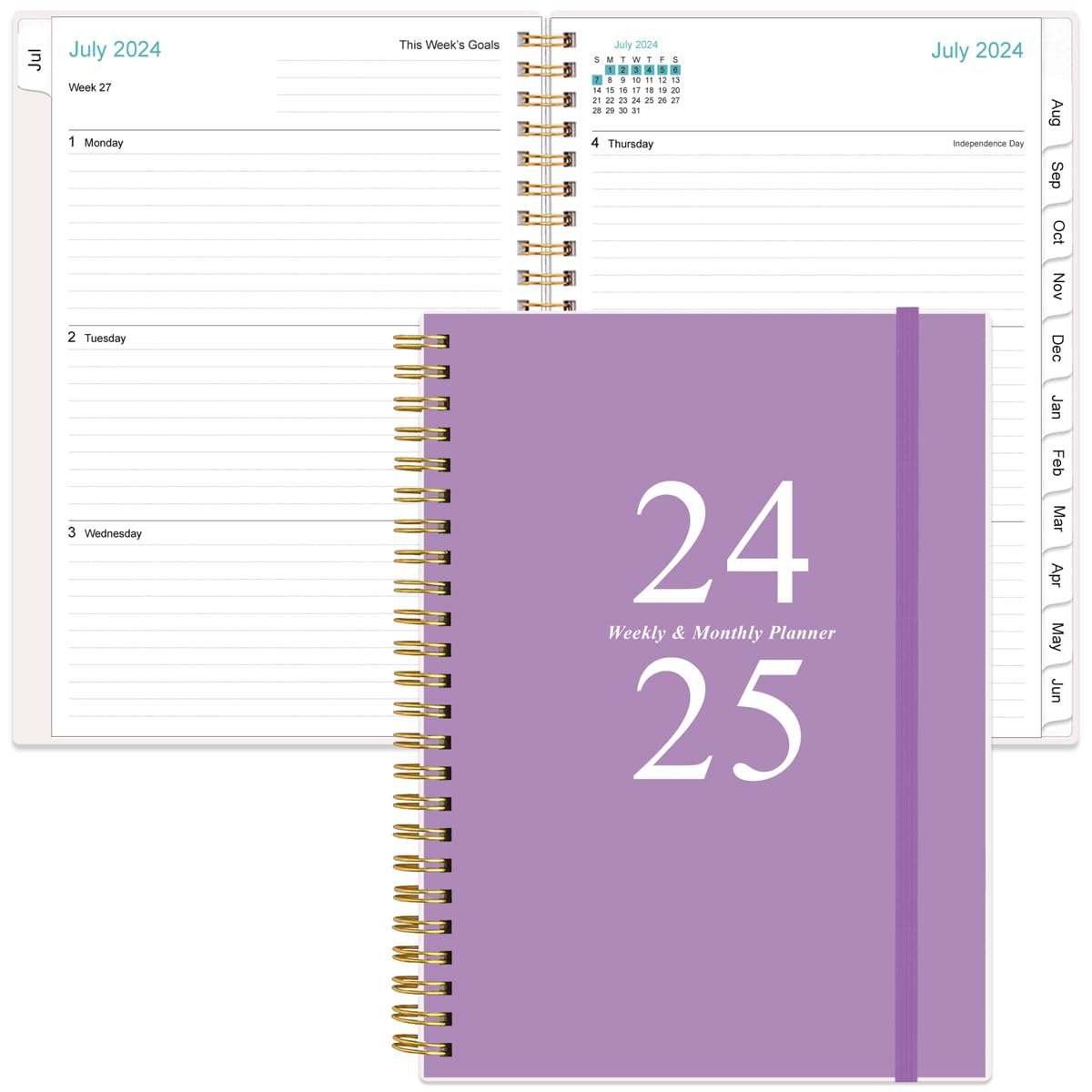 Snapklik.com : 2024-2025 Planner - 2024-2025 Weekly & Monthly Planner ...