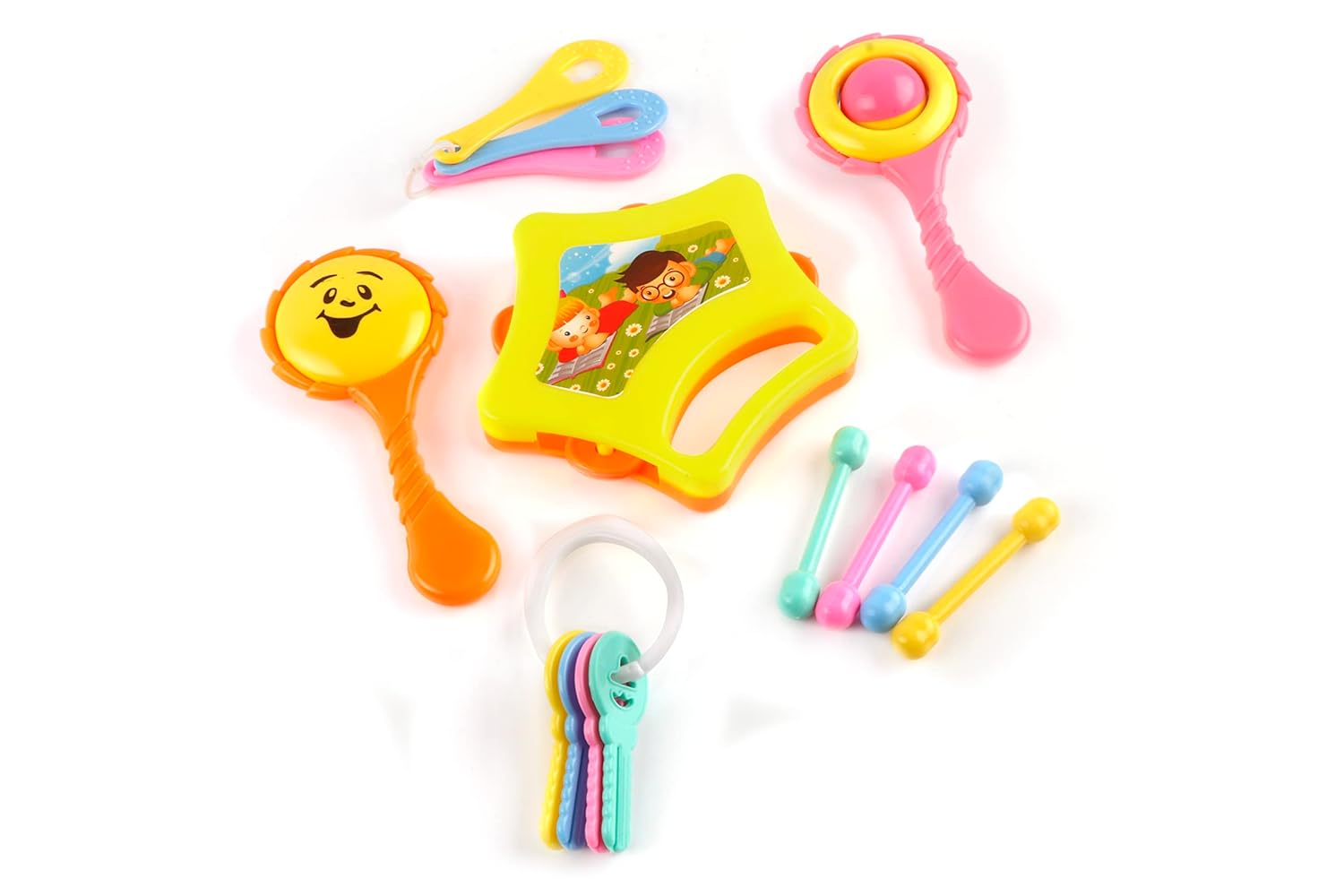 Ratna's Little Doll Rattle Set - 6 Pieces : Amazon.in: Toys & Games