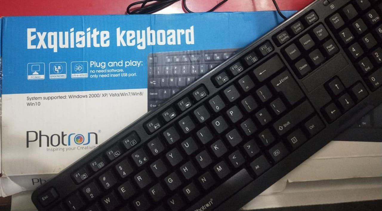 Photron Waterproof USB Keyboard for Pc's and Laptop's (PH-KB378, Black ...