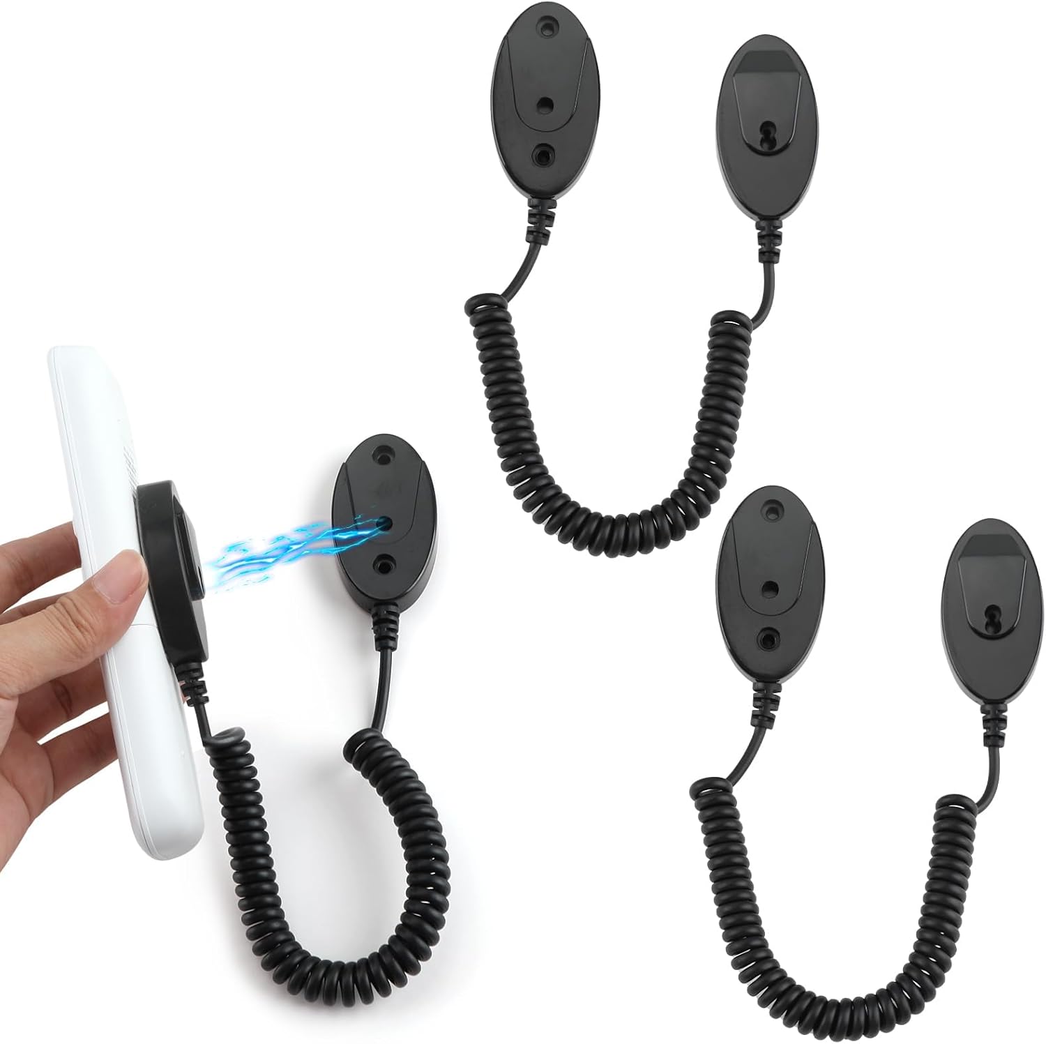 Amazon.com: YENOVO 2 Pack Magnetic Remote Control Holder with Security ...