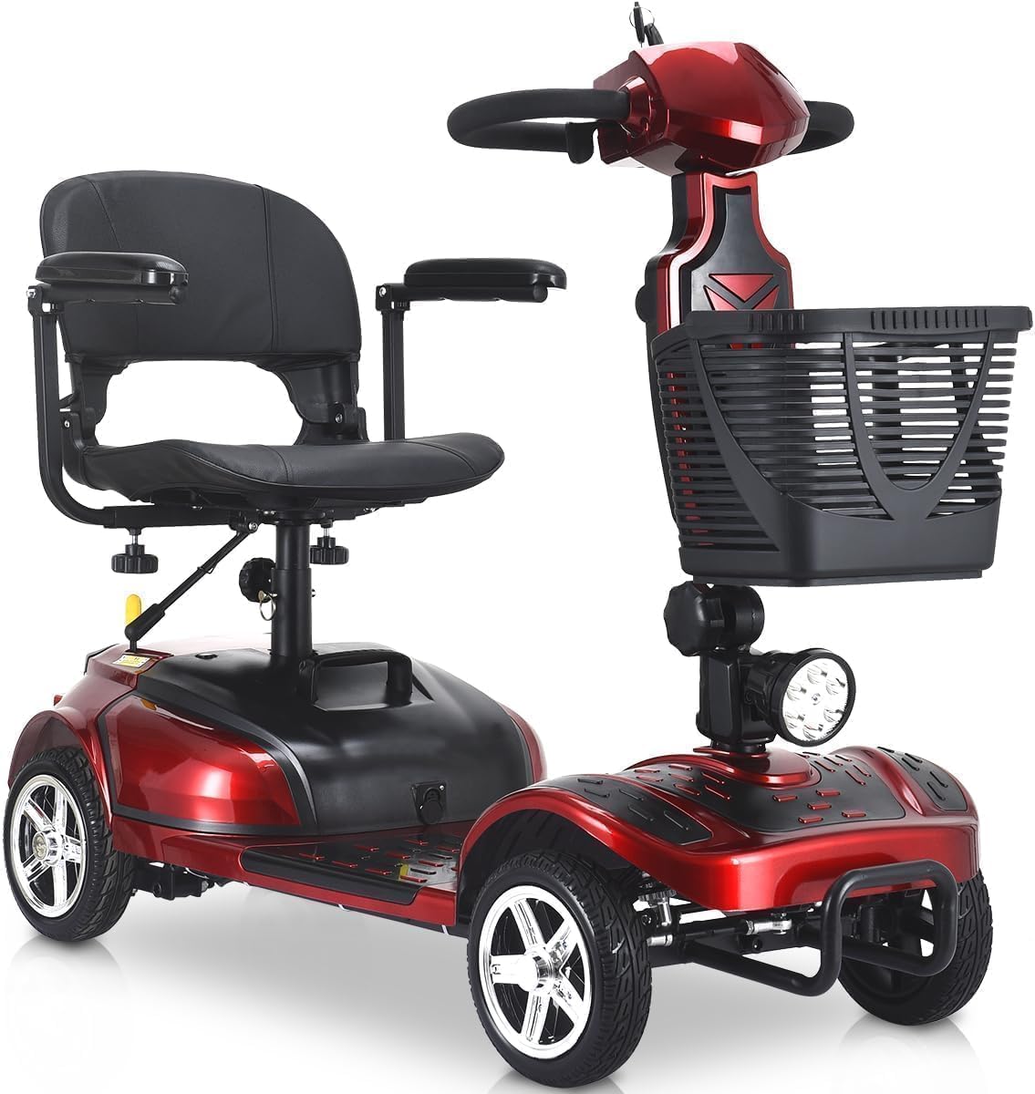 Amazon.com: Portable Electric Mobility Scooter, Easy Collapsible 350lbs ...