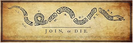 Amazon.com: History America Join Or Die Unframed Art Print | Benjamin ...