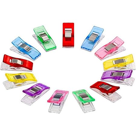 Amazon.com: Pack of 120 Quilting Clips for Sewing Binding Quilting ...