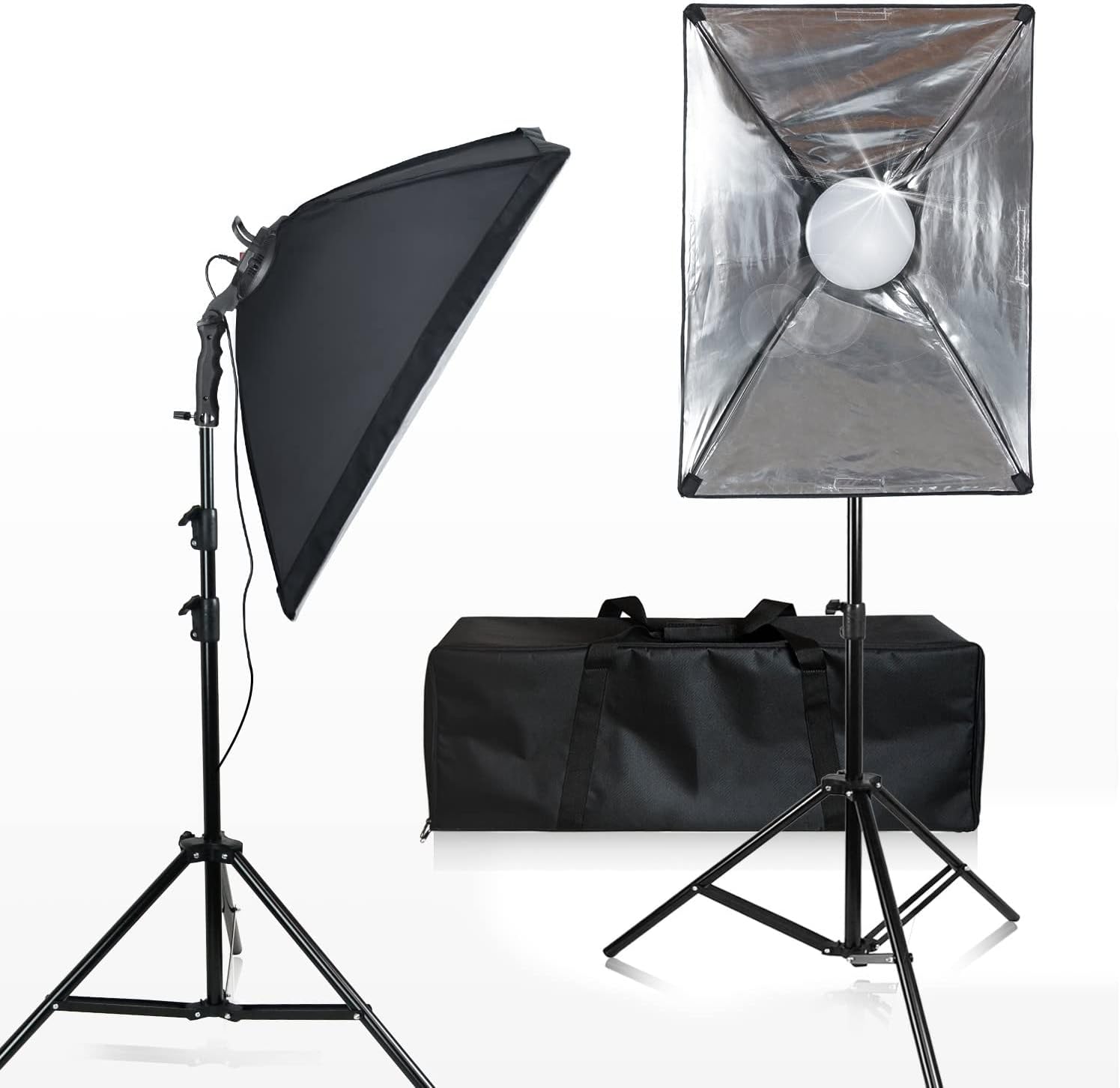 Amazon.com : LimoStudio [2-Set] Photo and Video Softbox Lighting Kit ...