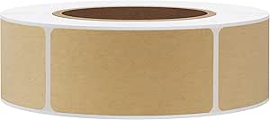 Amazon.com : Hybsk 1x2 Inch Color-Coding Labels Rectangle Inventory ...