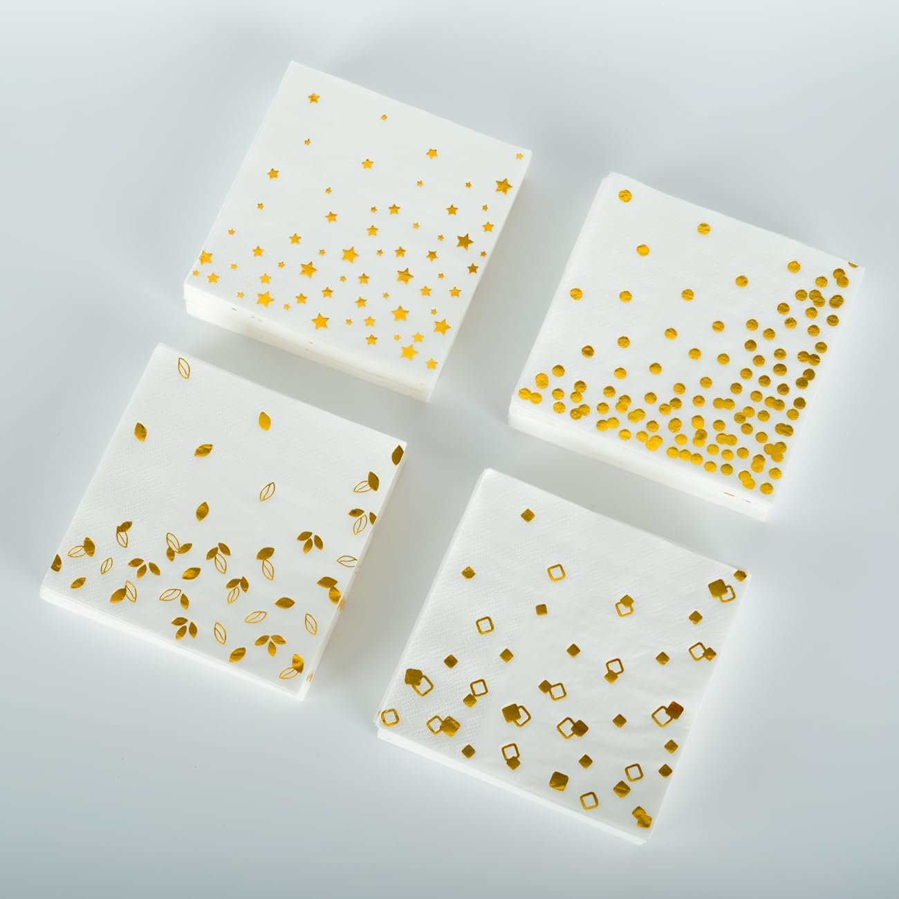 Amazon.com: Floral Paper Napkins Disposable 100pcs - Decorative Floral ...