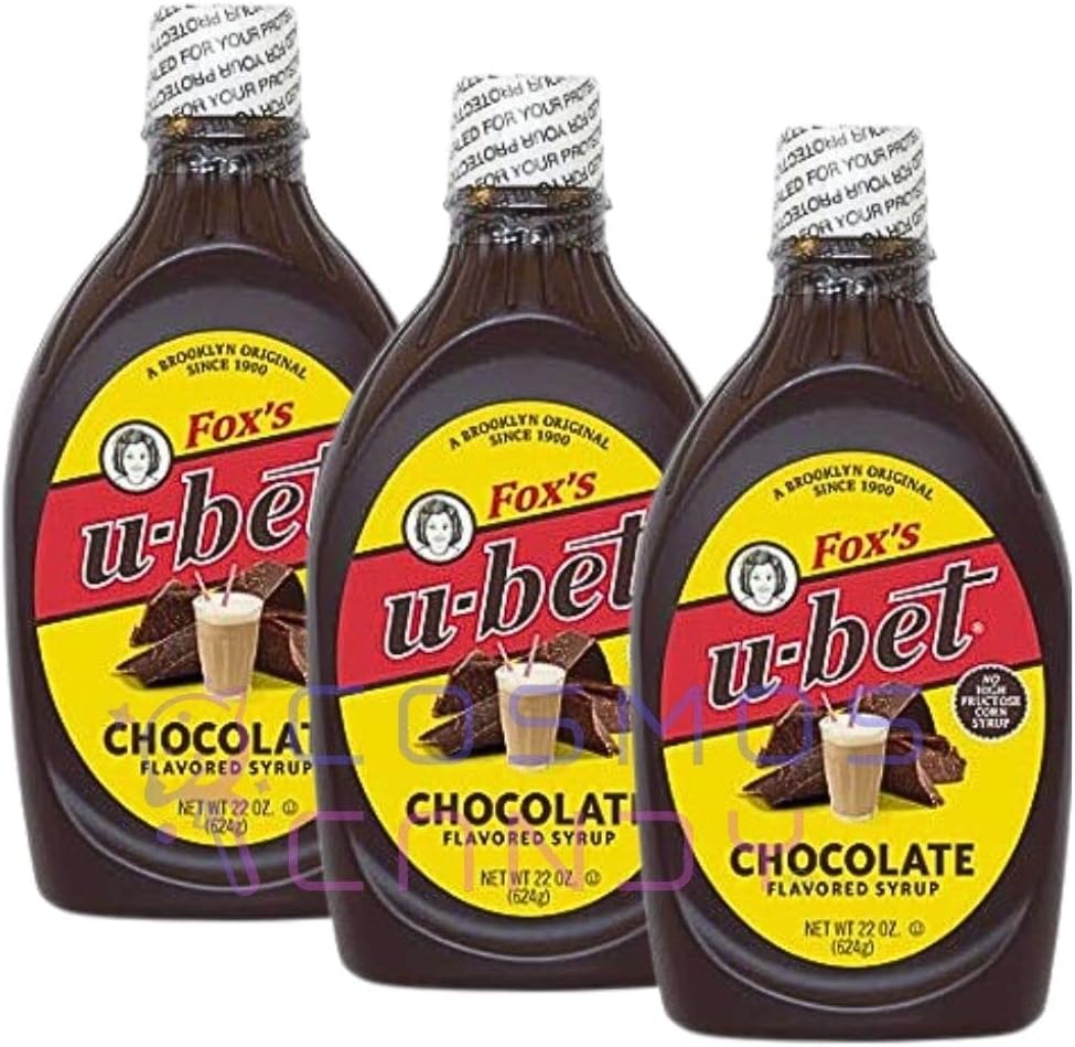 Amazon.com : Fox's U-Bet Original Chocolate Flavor Syrup, 22 Ounce ...