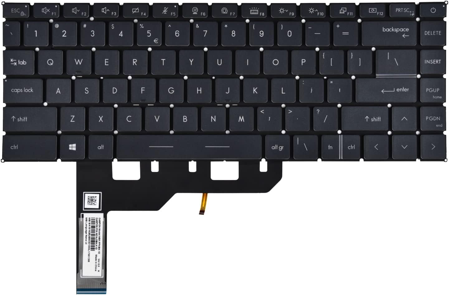 Amazon.com: Replacement Keyboard for MSI GS66 Stealth GE66 Raider GP66 ...