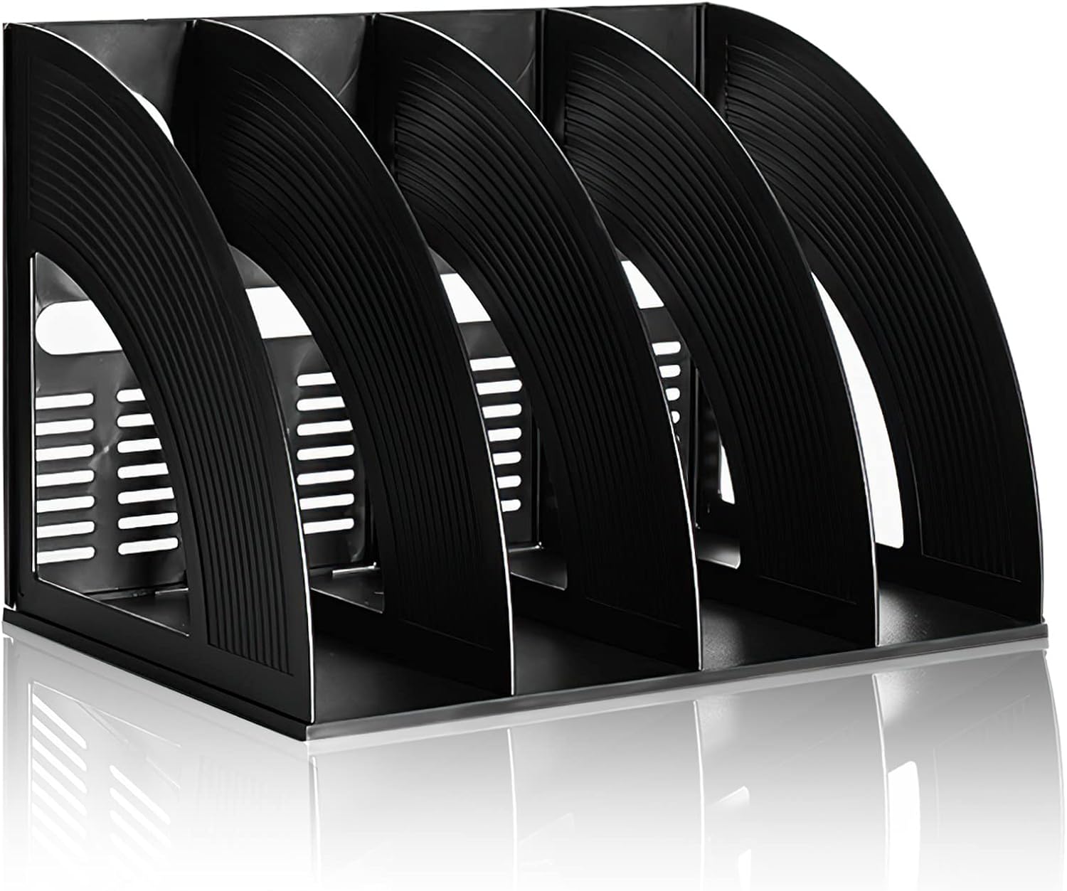 Lemical 4 Compartments Desktop File Dividers Magazine Holder Thick File ...