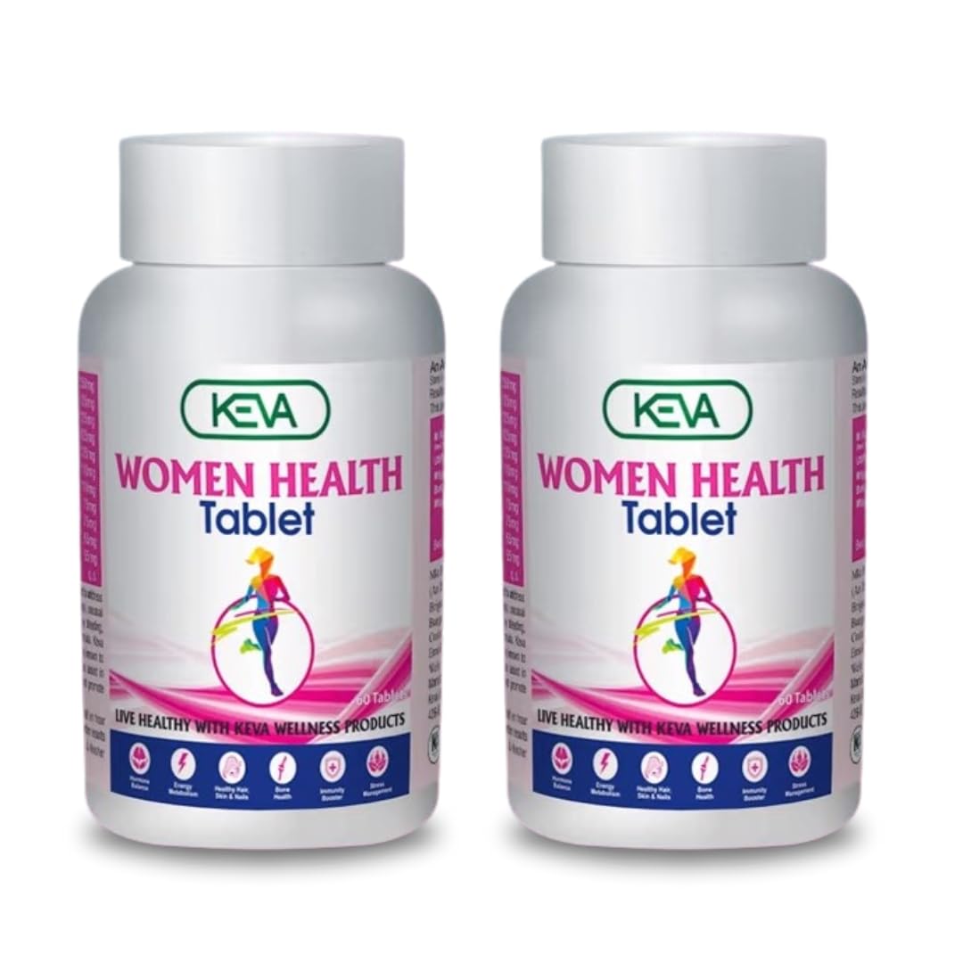 Buy Keva Women Health Tablets for Women Health (Pack Of 2x60 Tablets ...