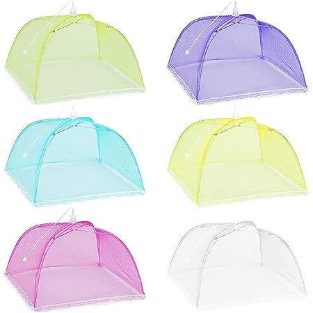 Amazon.com | Mesh Outdoor Food Cover Tents (6 pack): Collapsible ...