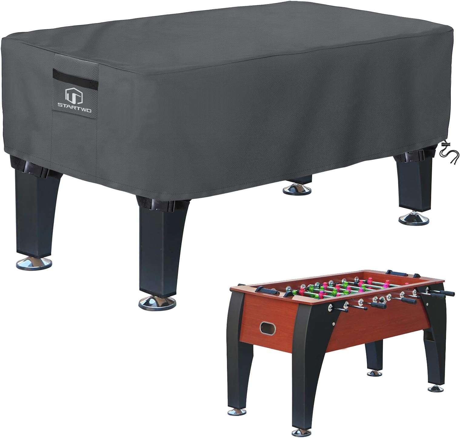 Amazon.com : Startwo Foosball Game Table Cover,Heavy Duty Soccer Table ...