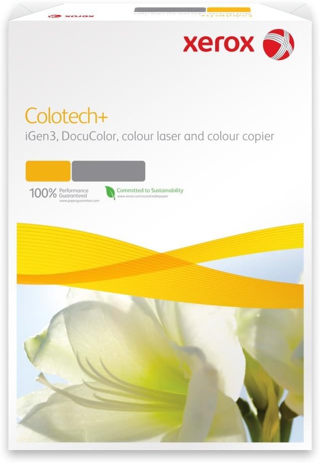 Xerox A4 250gsm Colotech Paper - White (Pack of 250) 003R98975 : Amazon ...