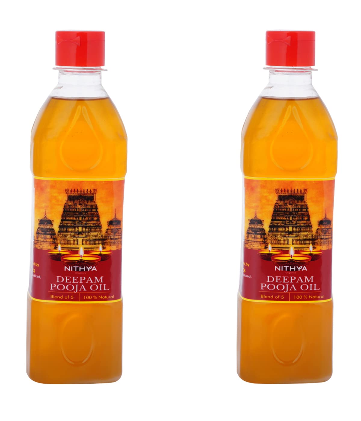 NITHYA ORGANICS Wood Pure Panchguna Deepam Puja Oil With Jasmine ...