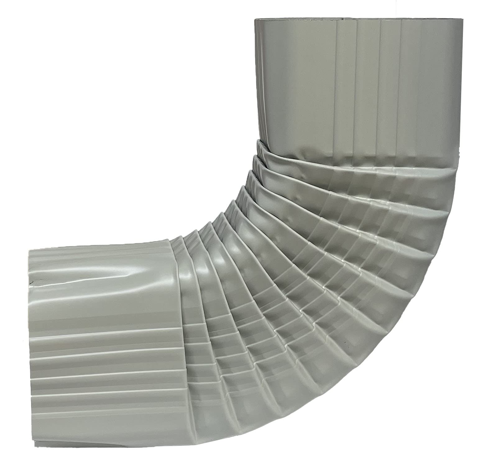 Amazon.com : Gutterworks.com 90 Degree Aluminum Downspout Gutter Elbow ...