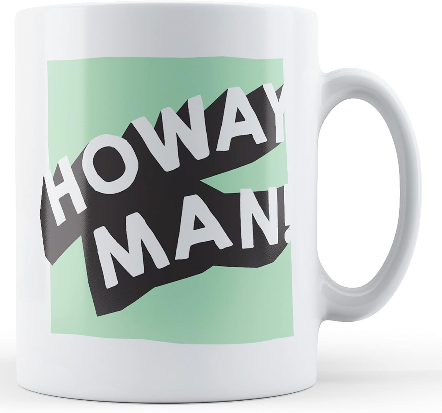 Finger prints - Howay Man! - Geordie Dialect Gift Mug, Ceramic, 11fl.oz ...