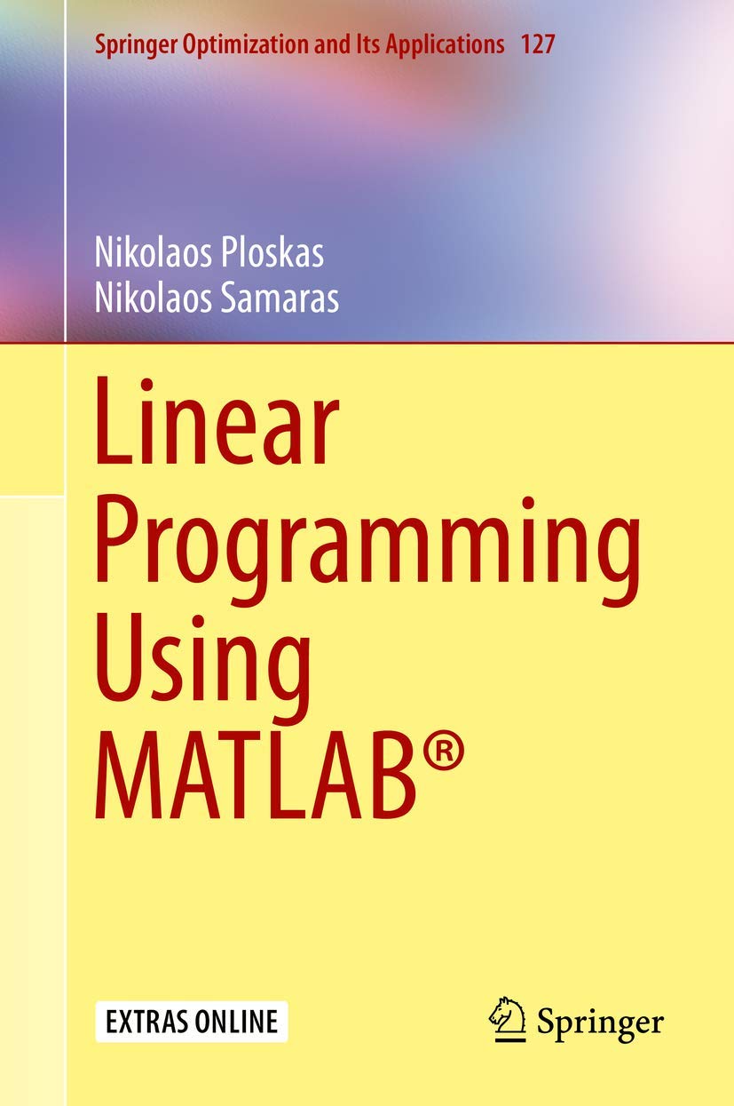 Buy Linear Programming Using Matlab Book Online at Low Prices in India ...