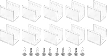 PATIKIL LED Strip Light Clips, 40 Pack Mounting Bracket Fixing Clips ...