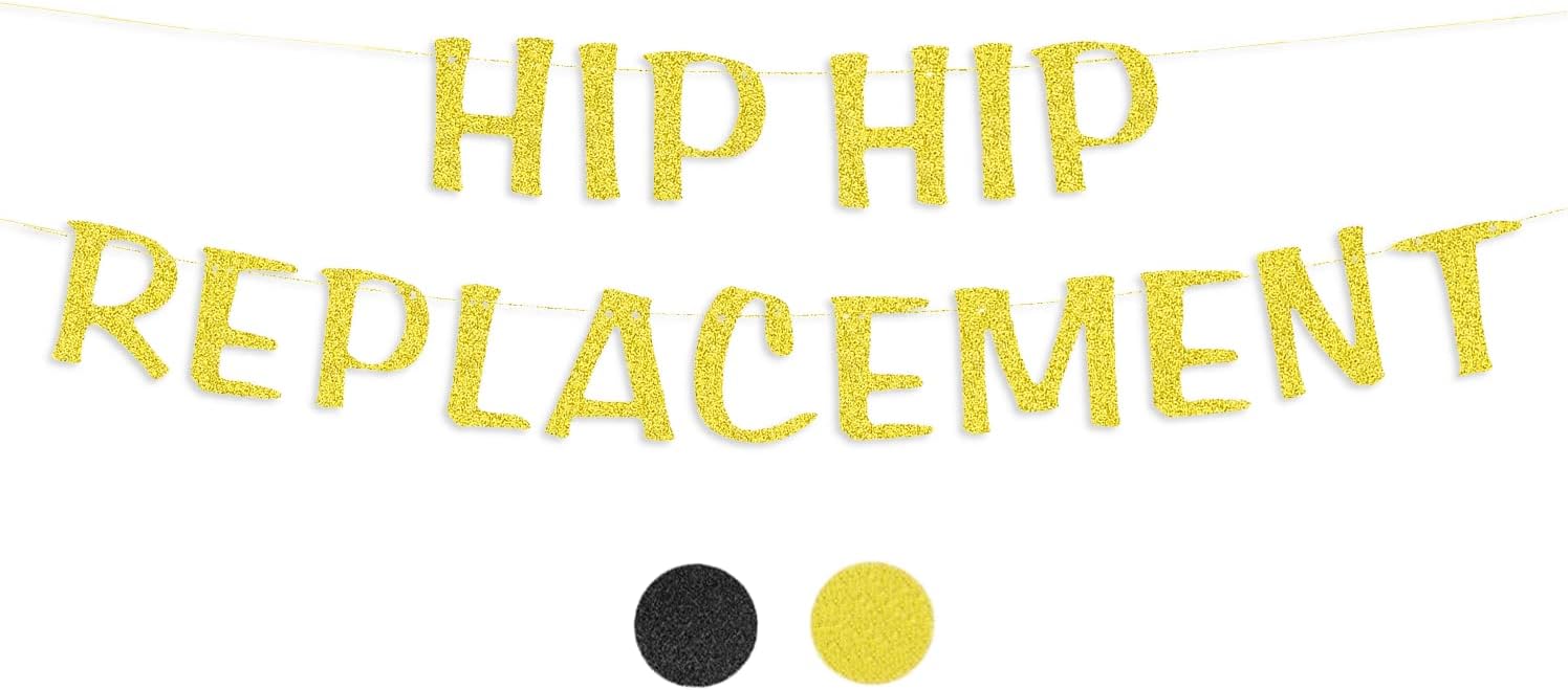Party101 Gold Glitter Hip Hip Replacement Banner 30th 40th 50th 60th party101-gold-glitter-hip-hip-replacement-banner-30th-40th-50th-60th