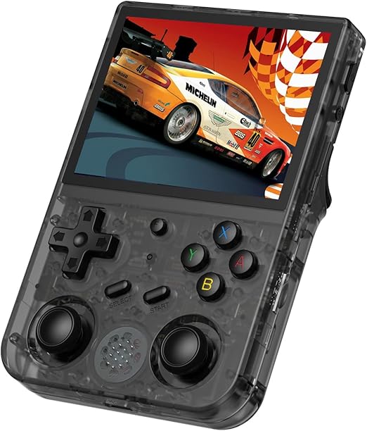 Whatsko RG353V Handheld Spielkonsole, 5000+ Spielkonsole 64G mit Dual ...