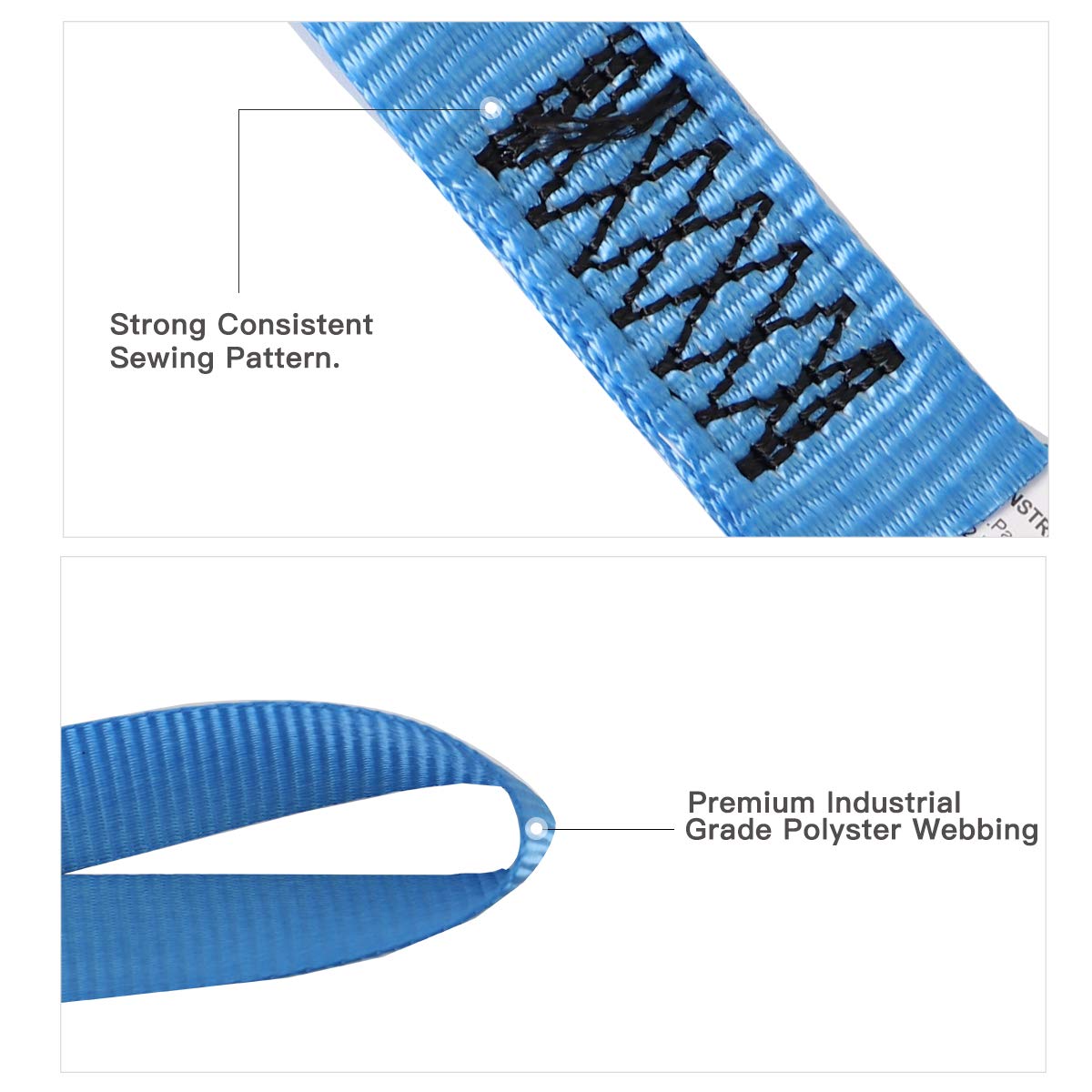 Snapklik.com : XSTRAP STANDARD Soft Loop Tie-Down Straps - 8PK 1-1/16 X ...