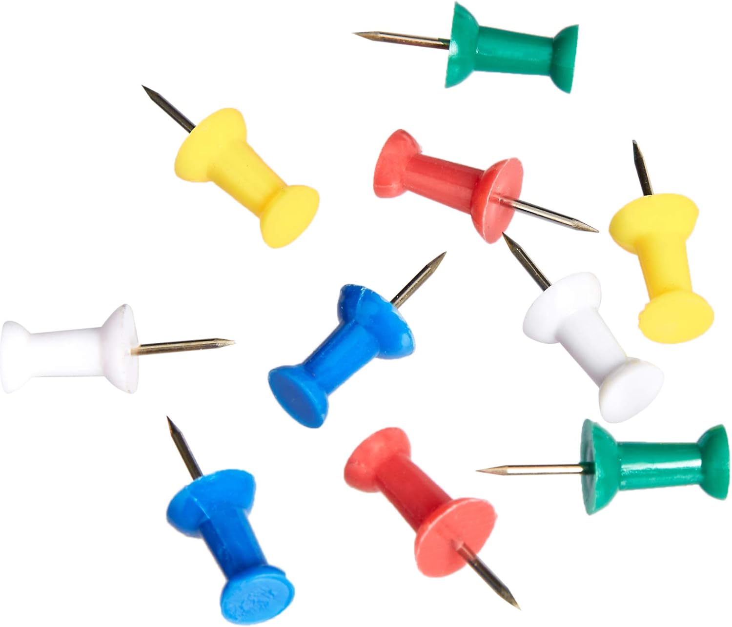 Amazon Basics Push Pins Assorted Colors Steel Point 50 Count Amazon Basics Push Pins Assorted Colors Steel Point 50 Count