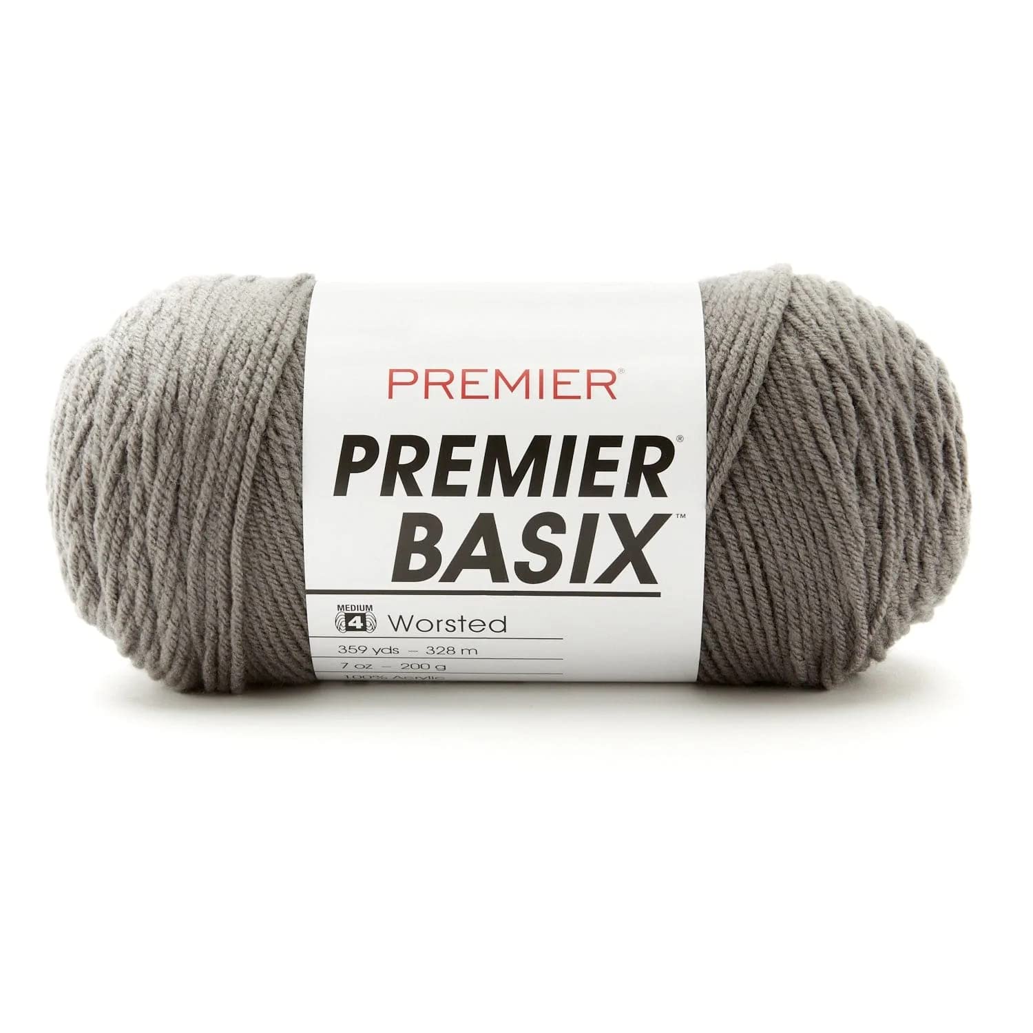 Amazon.com: Premier Yarns Basix, Solid Worsted Yarn, Made of Acrylic ...