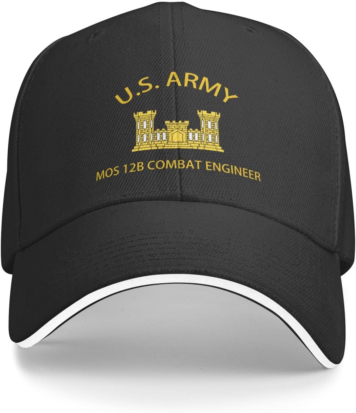 Us Army Mos 12b Combat Engineer Veteran Baseball Golf Cap Casquette ...
