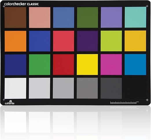 Calibrite ColorChecker Classic: Colour Chart for Photography and ...