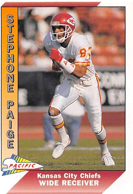 Amazon.com: 1991 Pacific Football #215 Stephone Paige Kansas City ...