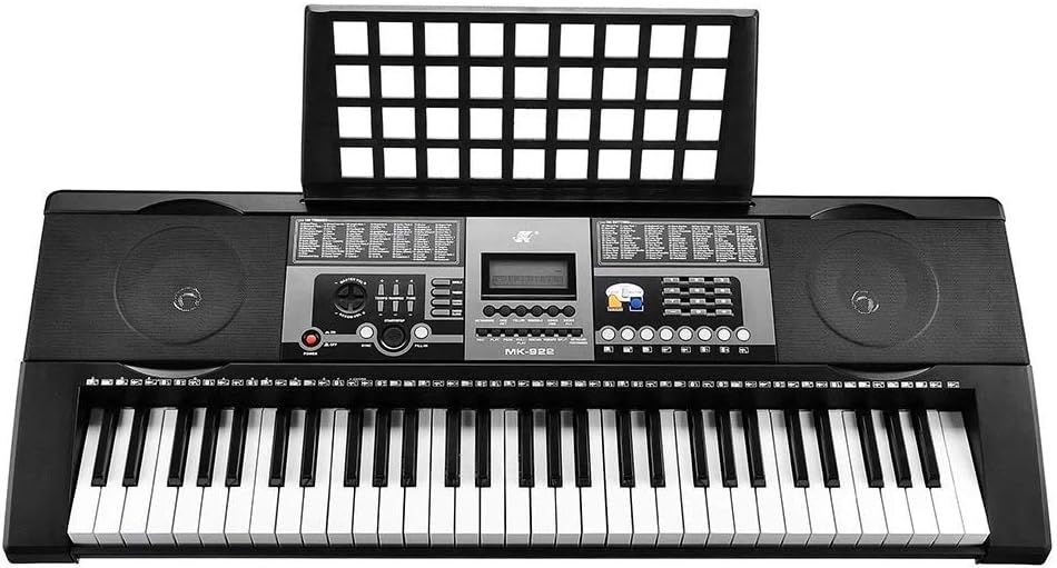 MK-2089 61 Keys Electronic Keyboard with Black Color : Amazon.ae: Toys