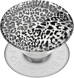 Amazon.com: PopSockets Phone Grip with Expanding Kickstand, Adhesive Grip - Black Leopard