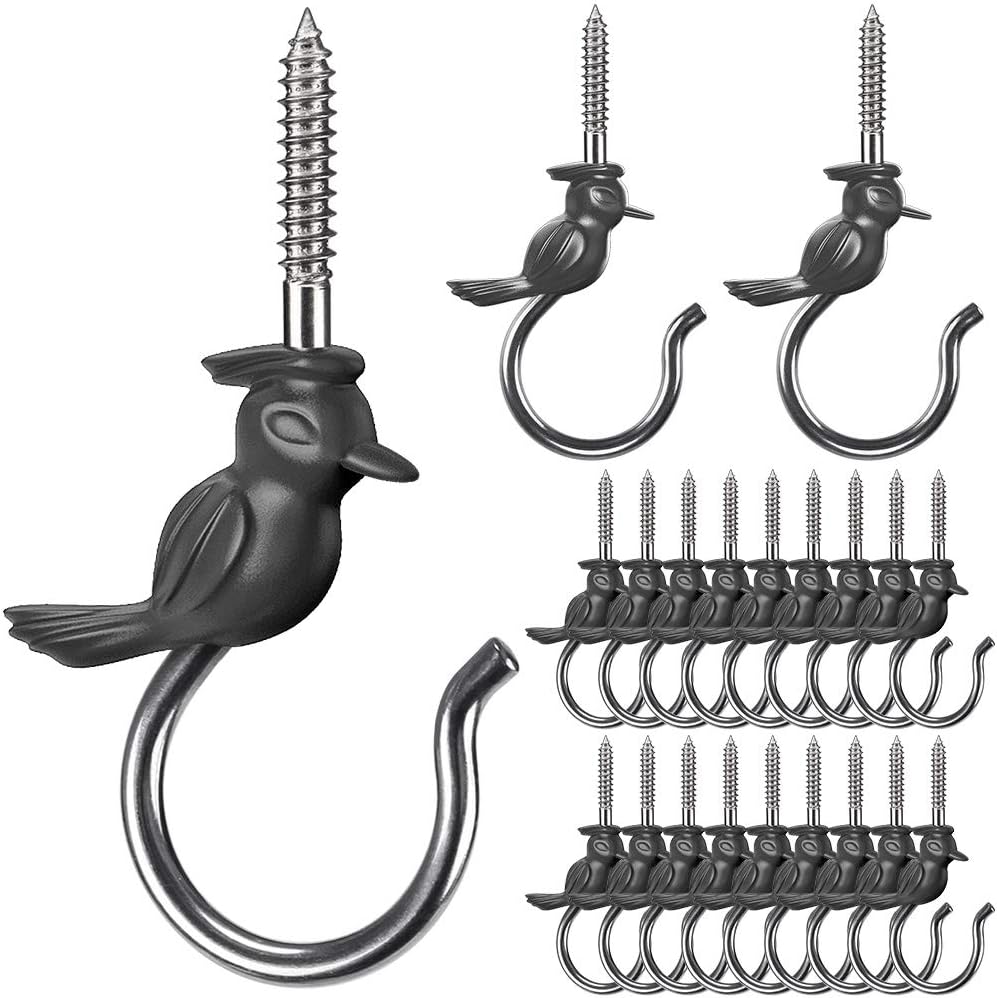 Amazon.com : Dolibest Wind Chime Hooks - Wall Mount Ceiling Hooks for ...