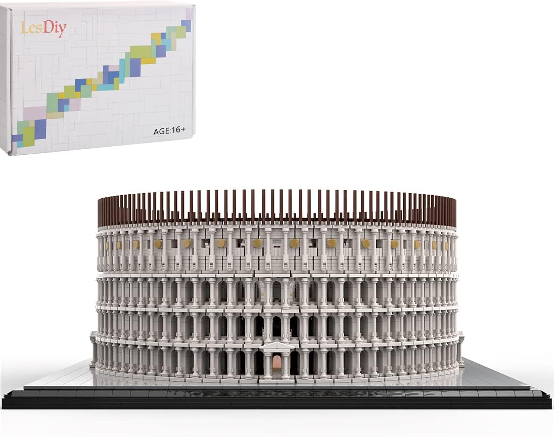 Amazon.com: TOYGA Roman Colosseum Building Kit 11371 Pieces Colosseum ...