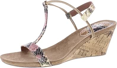 Amazon.com | Style & Co. Womens Mulan Snake Print Slip On Wedge Sandals ...