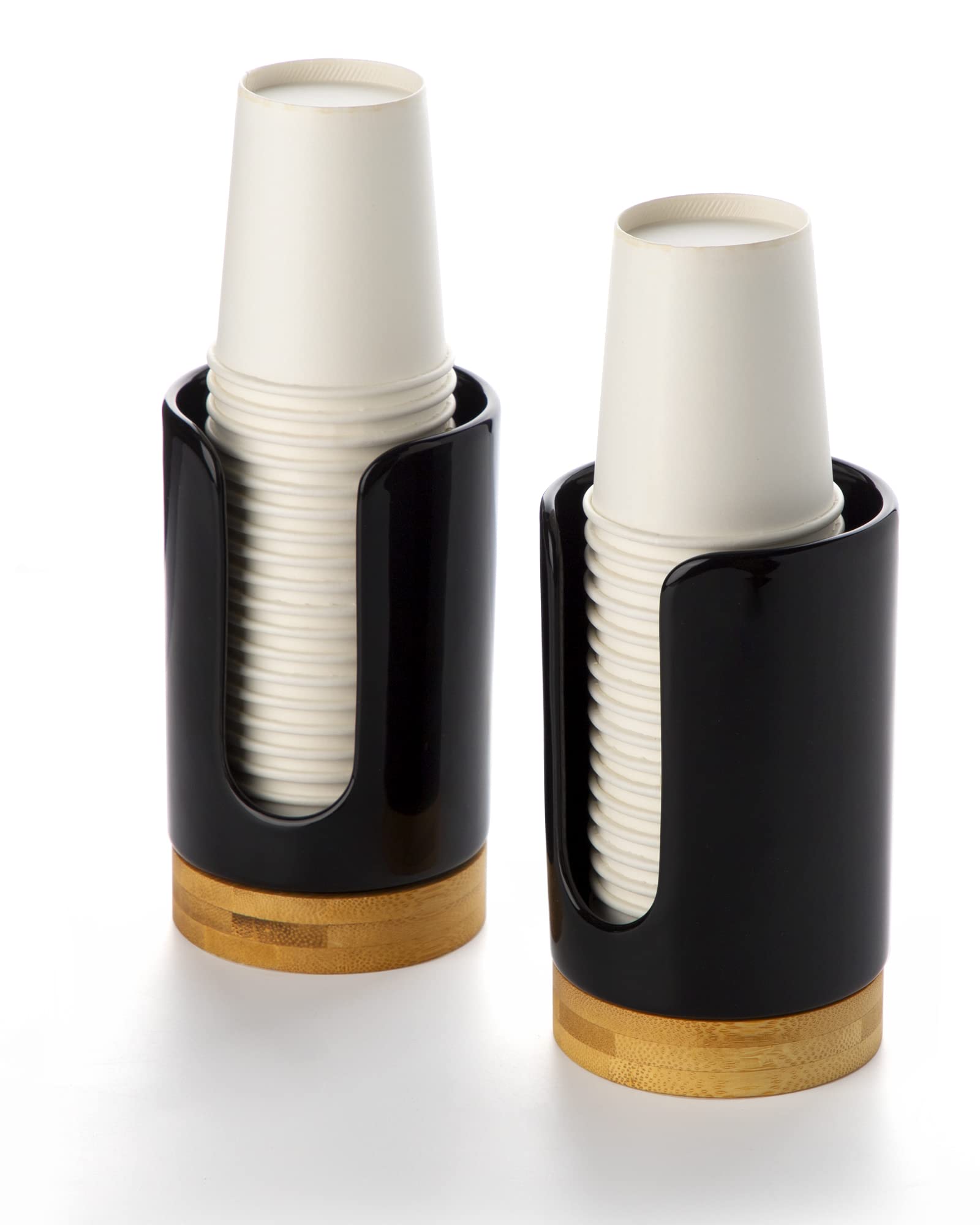 Amazon.com: Viosuniu Ceramic Bathroom Cups Dispenser - 3-5 oz ...