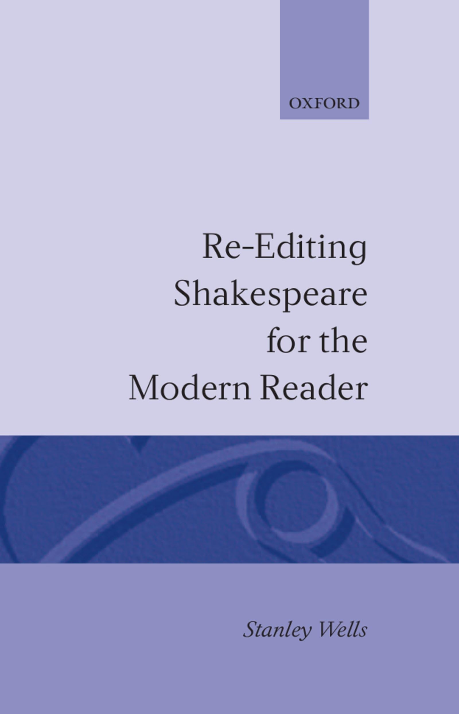 Amazon.com: Re-editing Shakespeare for the Modern Reader: Based on ...