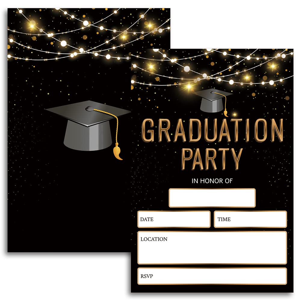Amazon.com : FujLoy 20 Cards with Envelopes, graduation party ...