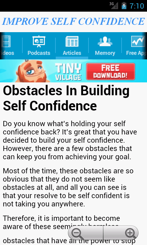 Improve Self Confidence - App on Amazon Appstore