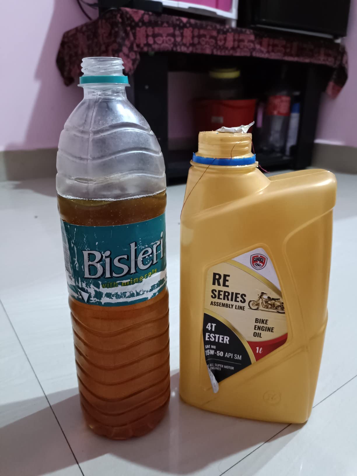 Candice Re Series Assembly Line 4T 15W50 API SM Semi-Synthetic Engine ...