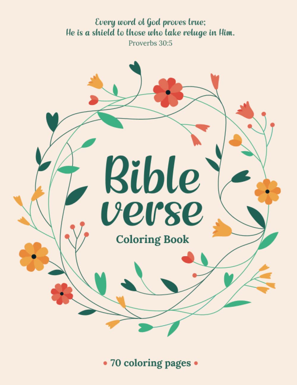 Bible Verse Coloring Book: Bible Verse Coloring Pages For Christian ...