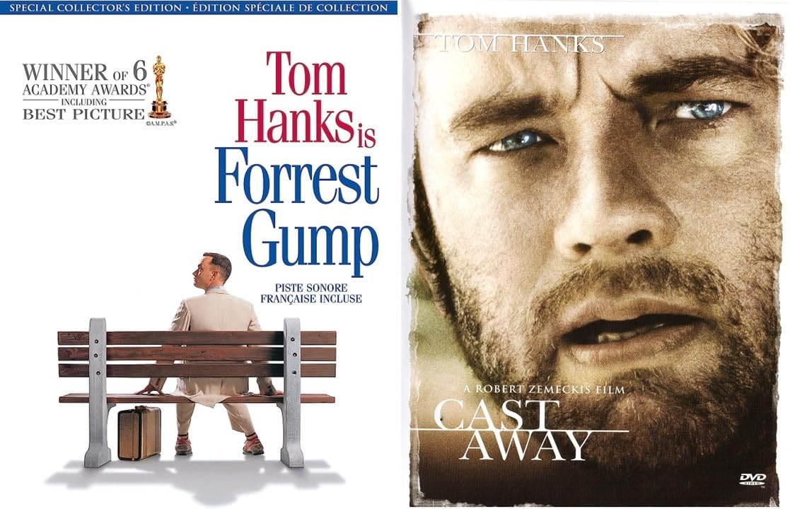 Amazon.com: Forrest Gump / Cast Away [Tom Hanks & Robert Zemeckis ...