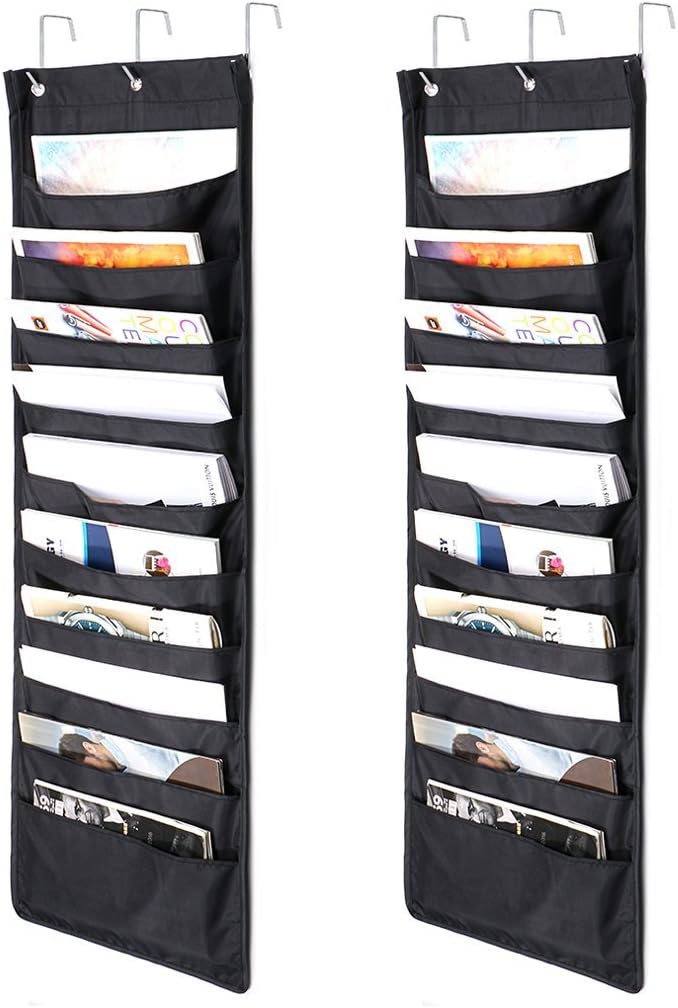 Amazon.com: Hipiwe Over The Door Hanging File/Folder Organizer,10 ...