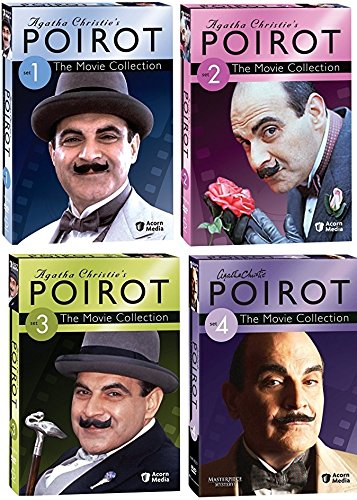 Amazon.com: Agatha Christie's Poirot: The Movie Collection Sets 1-4 ...