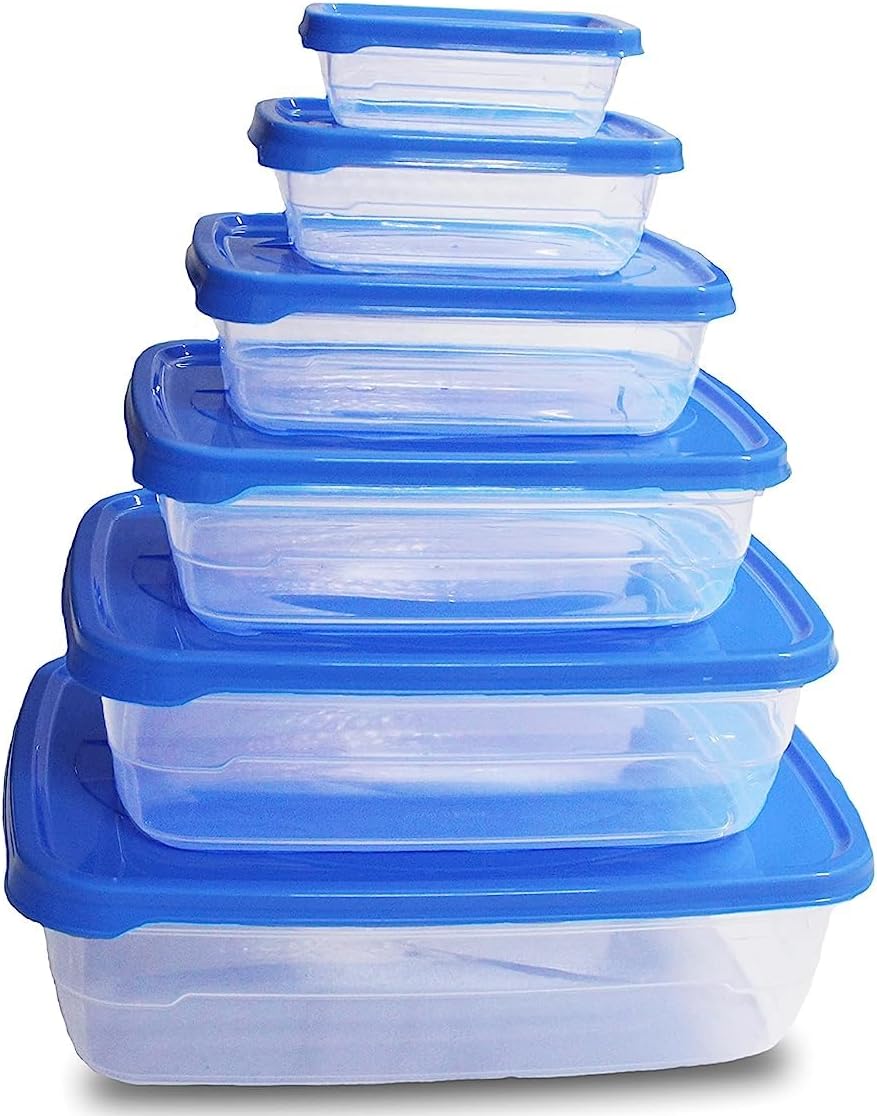 Niralasa Rectangular Plastic Food Storage Container with Air Tight Lid ...